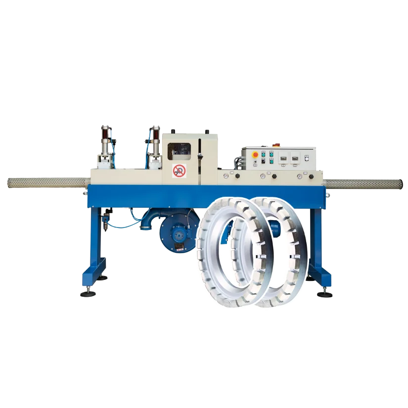 Ceramic Roller Cleaning Machine with Diamond Discs